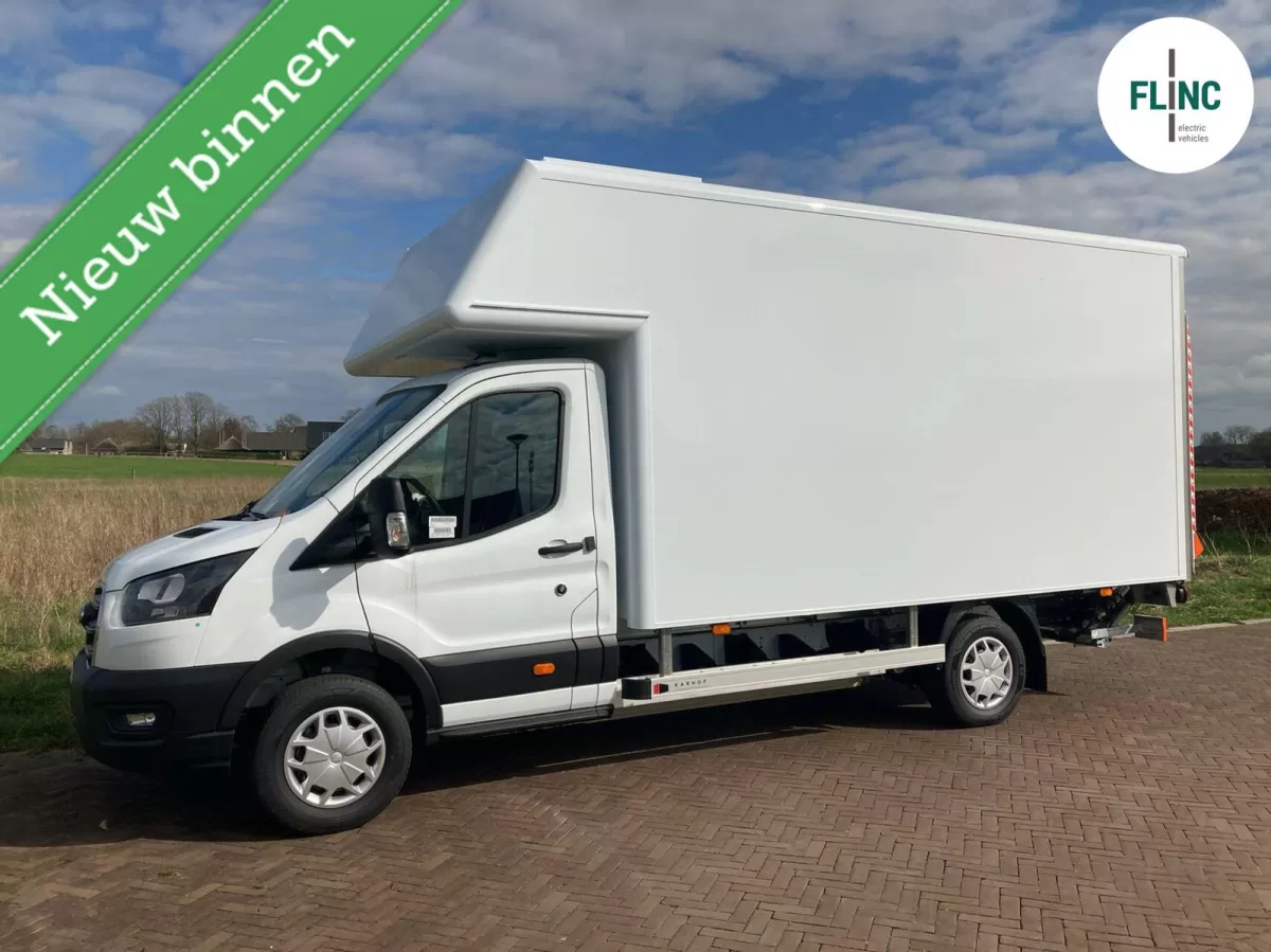 Ford e-Transit 425 L4H1 + Karhof laadbak dHollandia laadklep